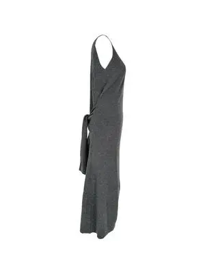 JOSEPH Tie-waist Sleeveless Midi Dress