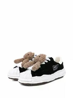 Mihara Yasuhiro X Pink House Blakeyog Sole Chenille Embroidey Low-top Sneaker - Black