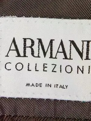 ARMANI Single-breasted Checkered Blazer