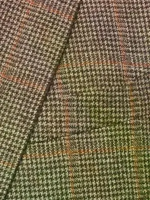 ARMANI Single-breasted Checkered Blazer