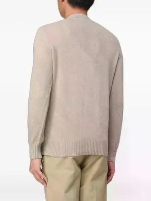 XC Cable-knit Crew-neck Sweater
