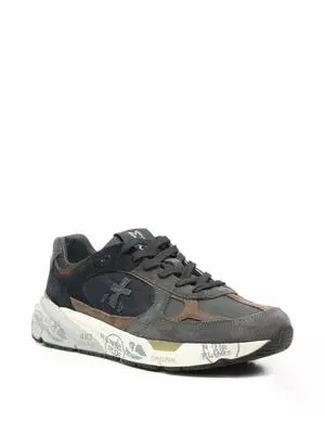 Premiata Mase Panelled Logo-patch Sneakers
