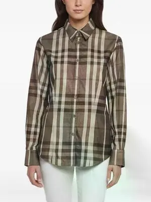 Burberry Metallic Checked Shirt