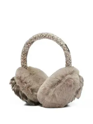 CA4LA Faux-fur Tweed Earmuffs