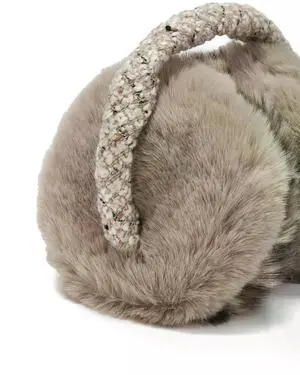 CA4LA Faux-fur Tweed Earmuffs