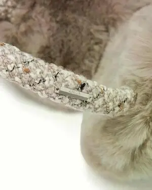 CA4LA Faux-fur Tweed Earmuffs