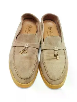 Loro Piana Summer Walk Suede Loafers