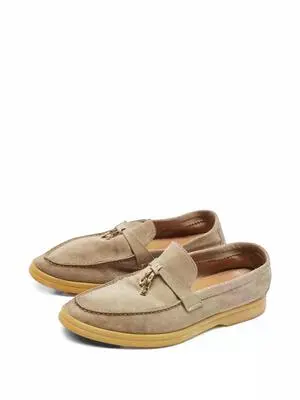Loro Piana Summer Walk Suede Loafers
