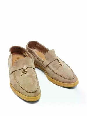 Loro Piana Summer Walk Suede Loafers
