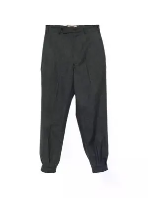 Plan C Hose Wool Twill Trousers - Grey