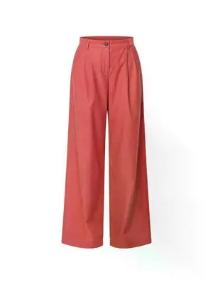 ECOALF Pleated Wide-leg Trousers