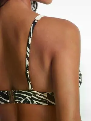 AUBADE Savannah Mood Zebra-print Bikini Top