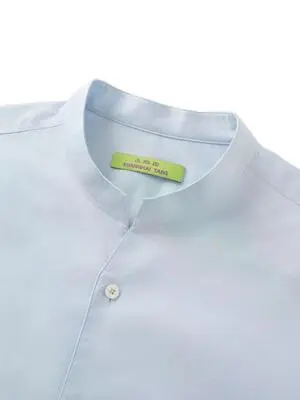Shanghai Tang Mandarin-collar Long-sleeve Shirt