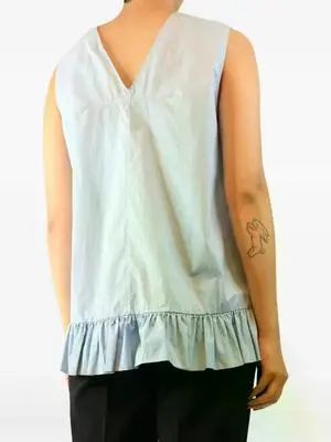 Marni Ruffle-trim Peplum Top