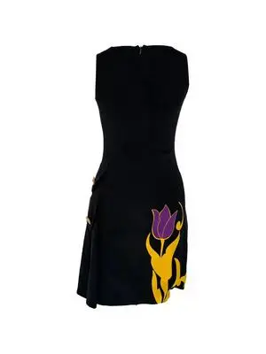 Versace Tulip-print Mini Dress