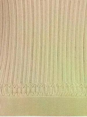 Ralph Lauren Pointelle-knit Scalloped-trim Sweater