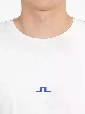 J. Lindeberg Logo-print Long-sleeve T-shirt - White