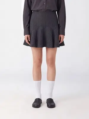 GANNI Skirt Colour - Grey