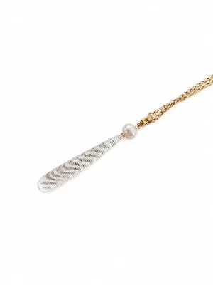 LA MAISON GISEL B. Colette Chaine Necklace - White