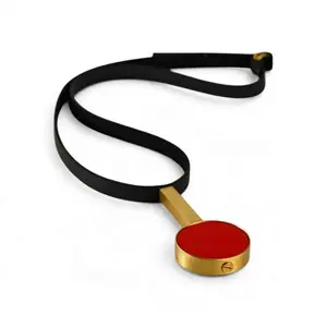 SVETLANA VUKOV Solar Loop Necklace - Red