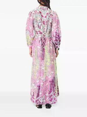 MARIA CHER Bariloche Etel Floral-print Maxi Dress - Pink