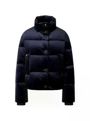 Bogner Oliva Velvet-finish Puffer Jacket - Blue