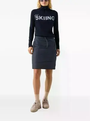 Bogner Belva Quilted Mini Skirt - Blue