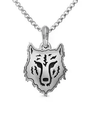 David Yurman Petrvs® Wolf Amulet Necklace