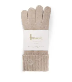 Harrods Cashmere Gloves - Neutral