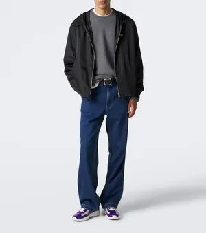 Prada America's Cup Leather-trimmed Sneakers