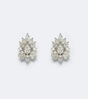 Yeprem Y-not 18kt White Gold Earrings With Diamonds