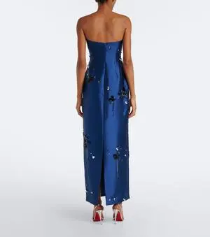 Simkhai Zirelle Embellished Bustier Gown