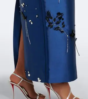 Simkhai Zirelle Embellished Bustier Gown