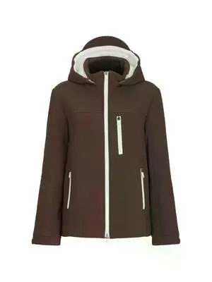 Brunello Cucinelli Bonded Techno Fabric Hooded Mountain Jacket With Thermore® Padding