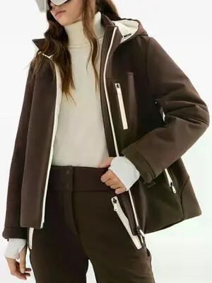 Brunello Cucinelli Bonded Techno Fabric Hooded Mountain Jacket With Thermore® Padding