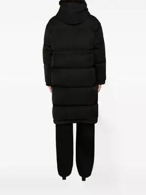 LOU ANDREA Faux Fur-trim Quilted Coat