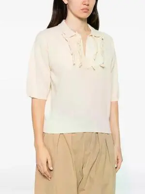 PDR PHISIQUE DU ROLE Ruffle-trimmed Polo Shirt