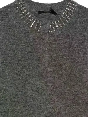 Seventy Crystal-embellished Knitted Sweater
