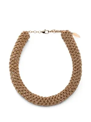 Brunello Cucinelli Silver Chocker - Yellow