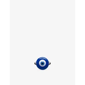 POUBEL Evil Eye Enamelled Sterling Cufflinks