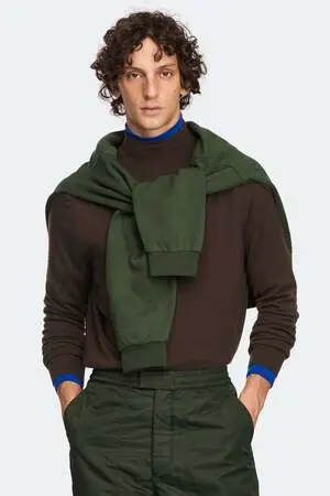 Canada Goose Wildflower Knit Mockneck Sweater - Dark Soil