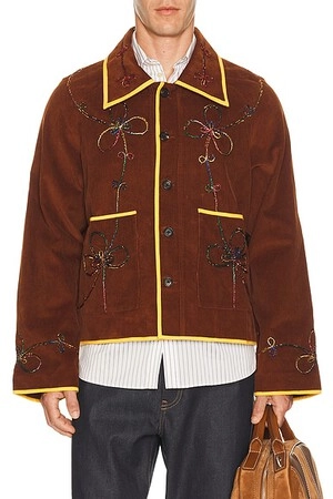 Bode Embroidered Jackets For Men