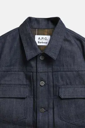 Barbour X A.p.c. Trucker Denim Casual Outwear