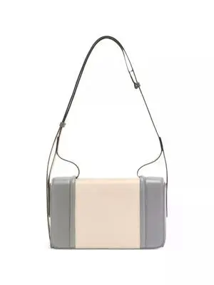Furla Riva Colour-block Leather Crossbody Bag - Neutrals
