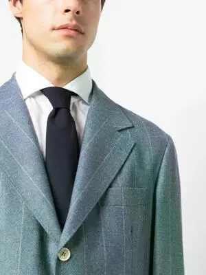 Brunello Cucinelli Pinstripe Wool Blazer