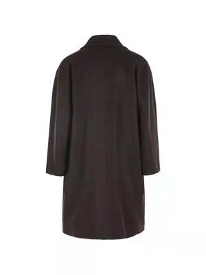 HEVO Tricase Herringbone Double-breasted Coat
