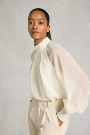 Holland Cooper Portland Blouse - Oyster