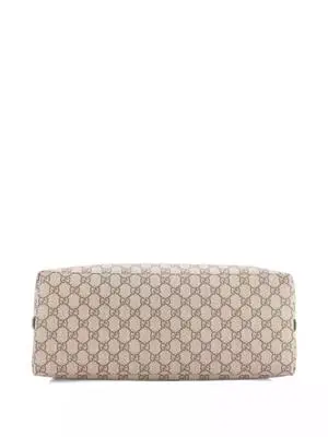 Gucci Emblem Gg Coated Canvas Large Tote Bag