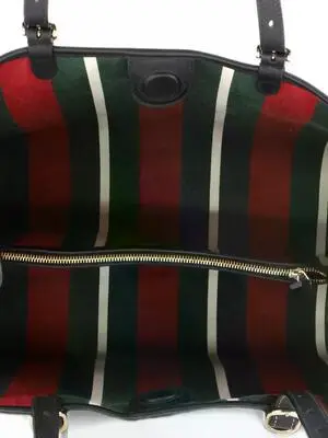 Gucci Emblem Gg Coated Canvas Large Tote Bag