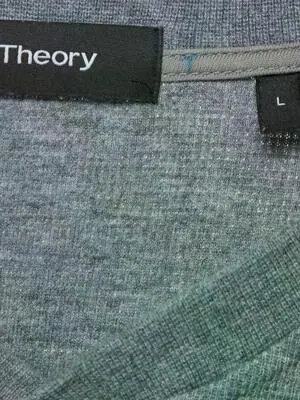 Theory Buttoned Jersey T-shirt